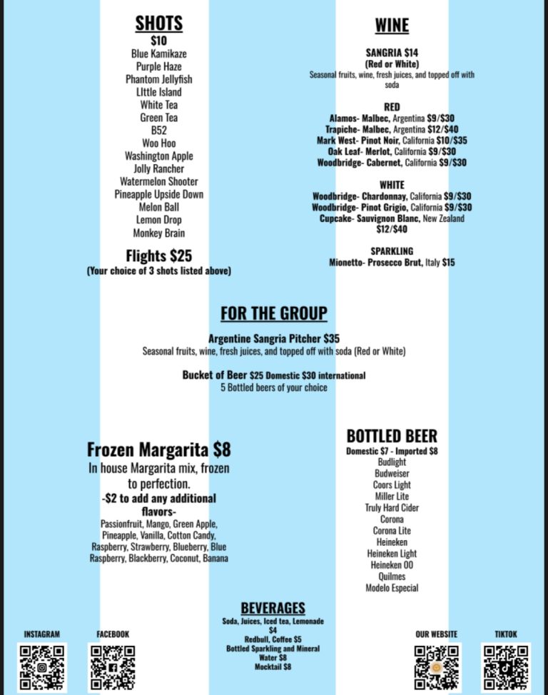 Drink Menu – Revival Bar Restaurant